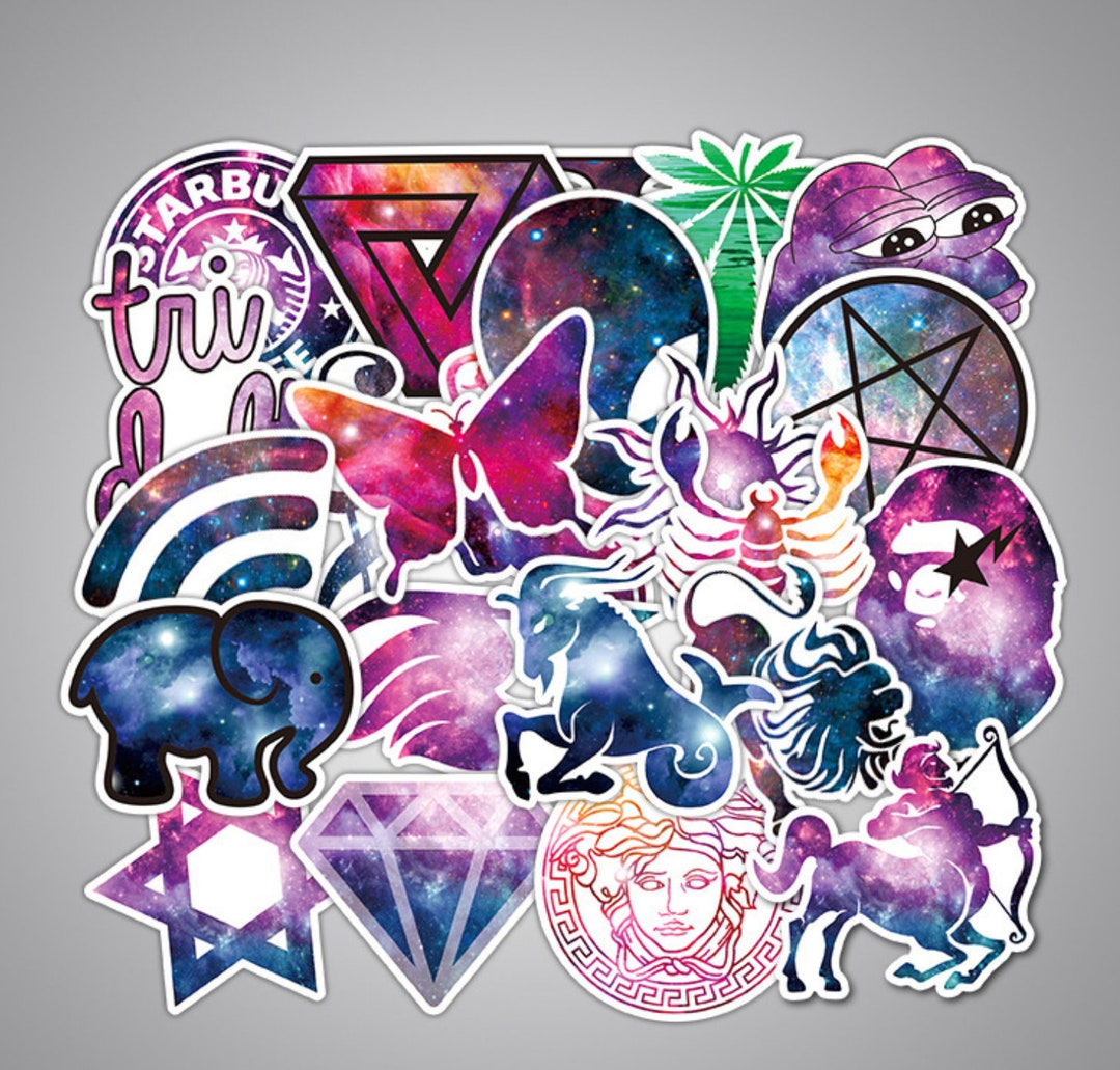 Random Galaxy Stickers | Night Sky Stickers | Sticker Pack | Random ...