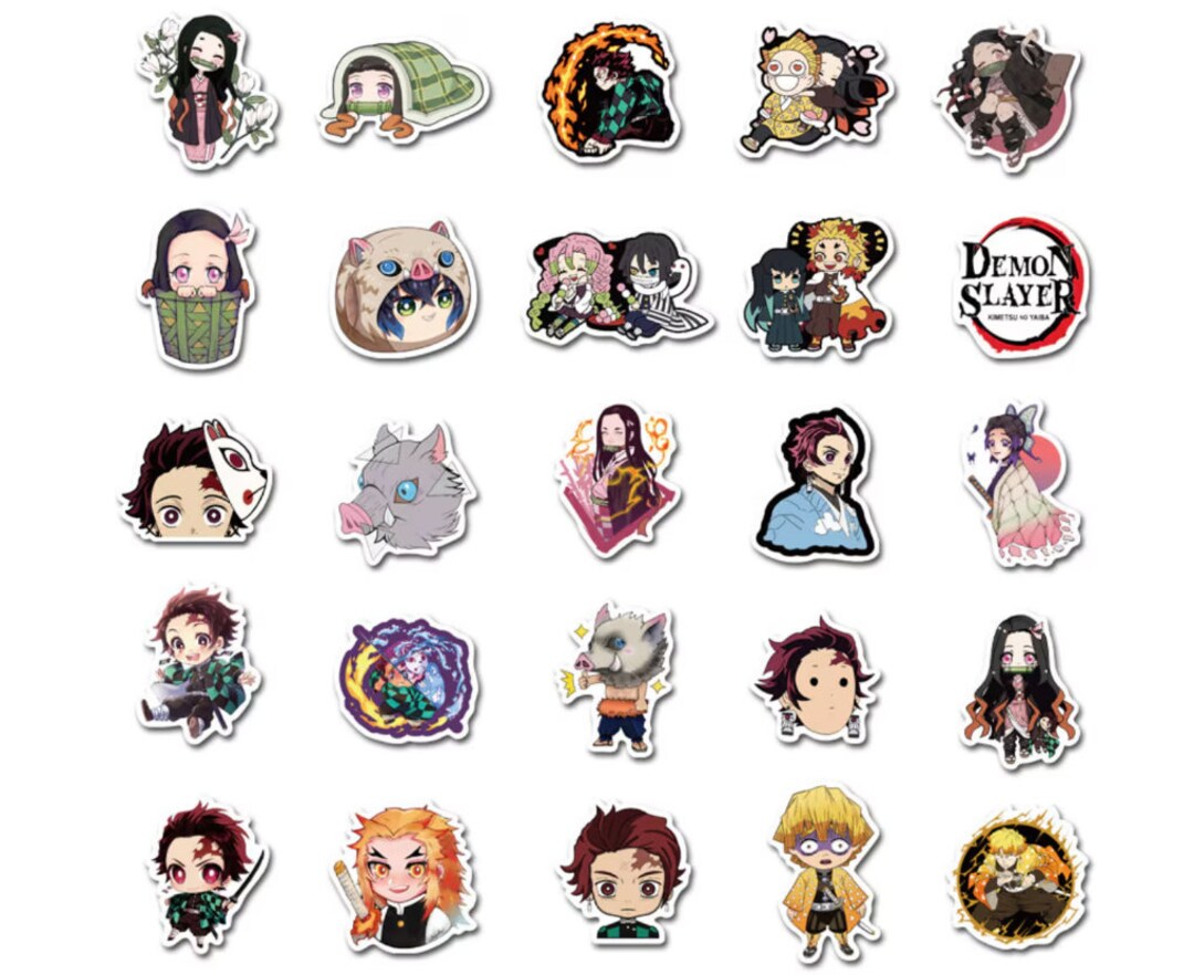 Anime Stickers | Mixed Stickers | Vinyl Stickers | Bundle Stickers - Etsy