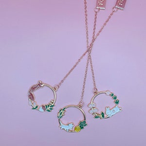 Charm Metal Bookmark With Clip | Cute Style Metal Bookmarks | Chain ...