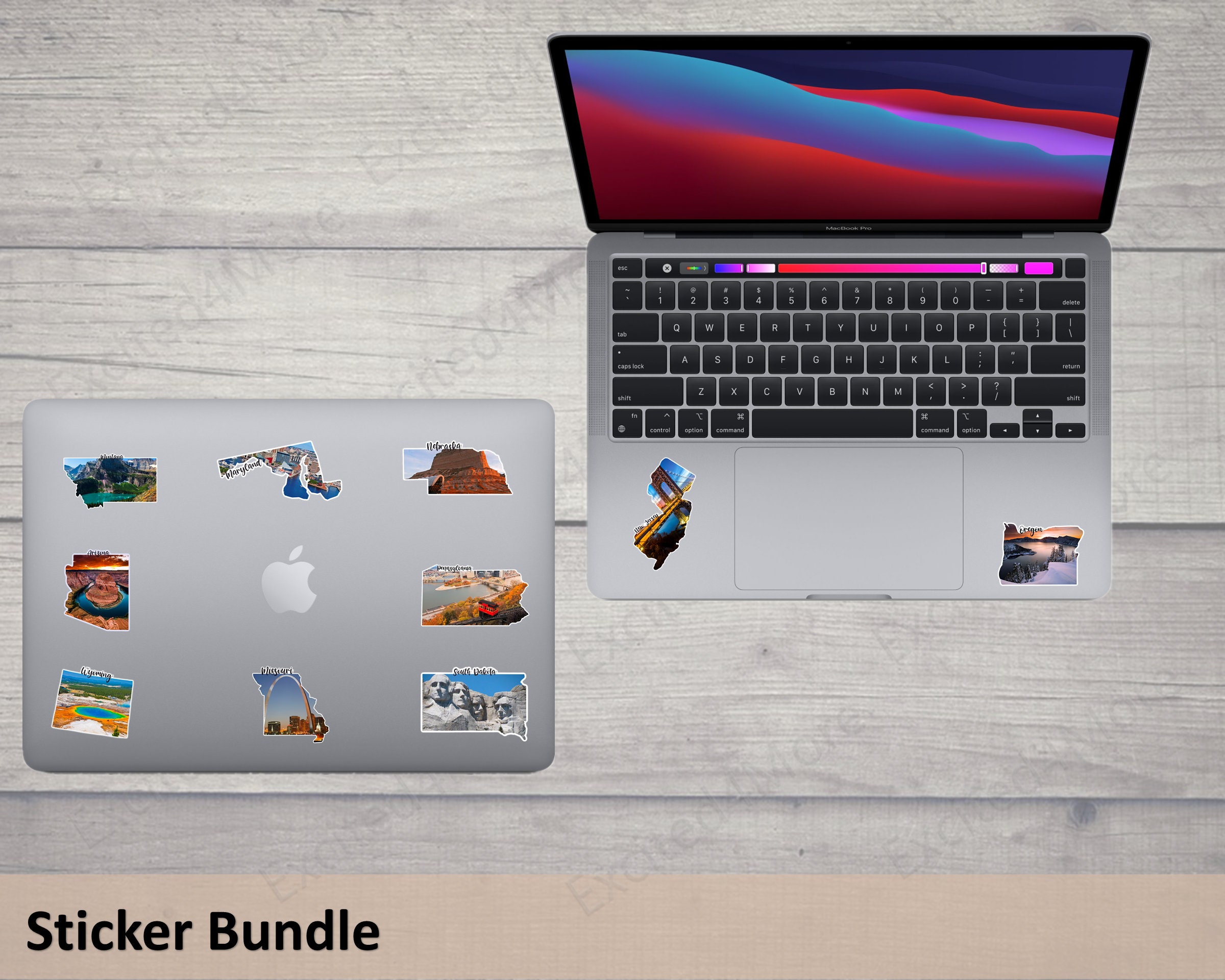 USA State Stickers 50 States Stickers 50 USA State - Etsy