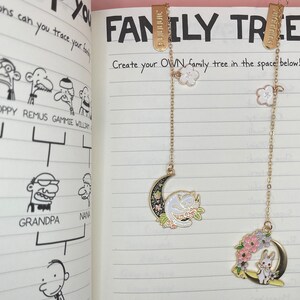 Charm Metal Bookmark With Clip | Cute Style Metal Bookmarks | Chain ...