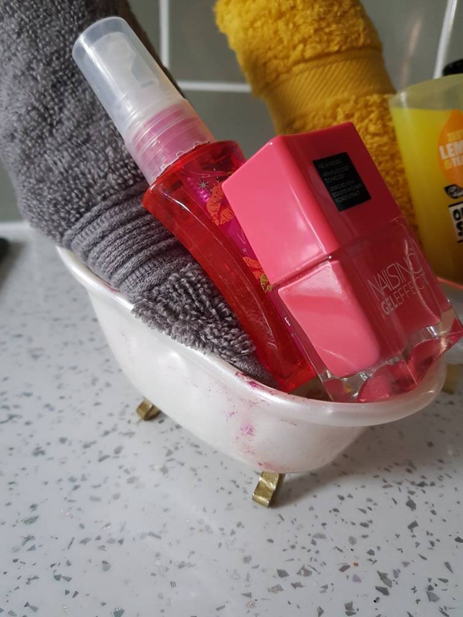 Bathtub Soap Dish Handmade With Resin Pick Your Colours Etsy