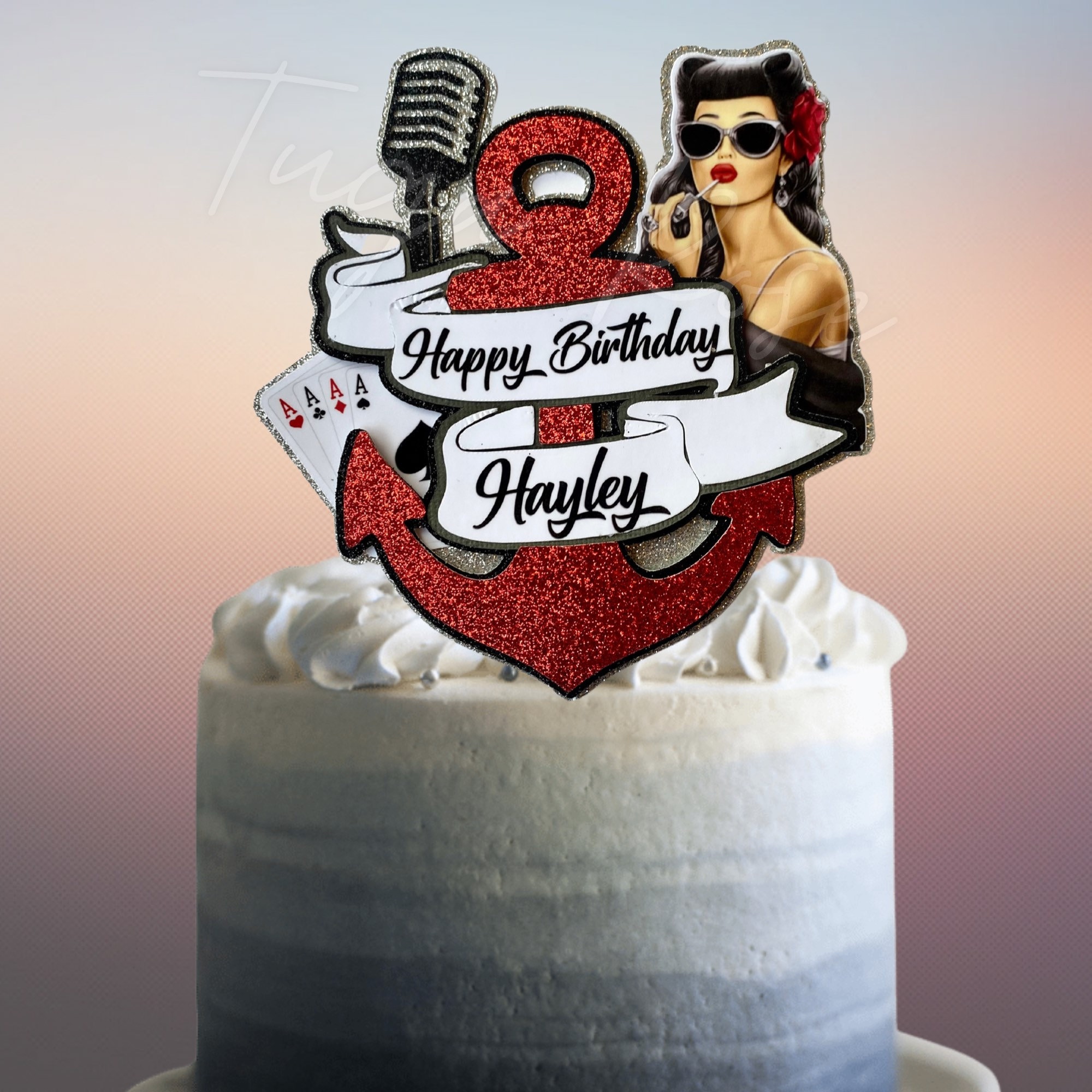 Happy Birthday Rockabilly Pin Up