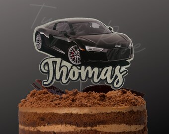 Audi Car Cake Topper - Etsy UK