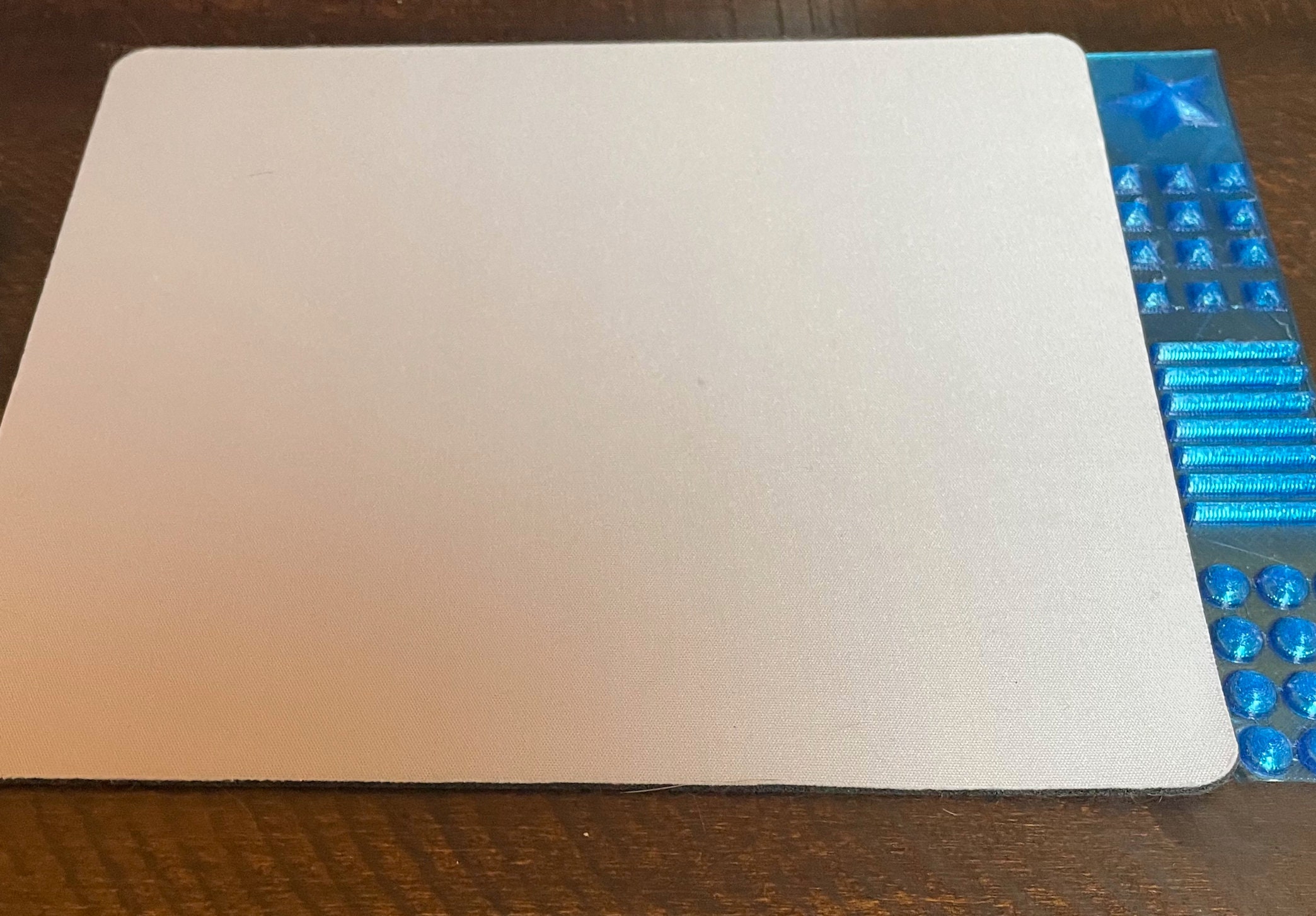 Fidget Sensory Mousepad - Blue & White - Etsy