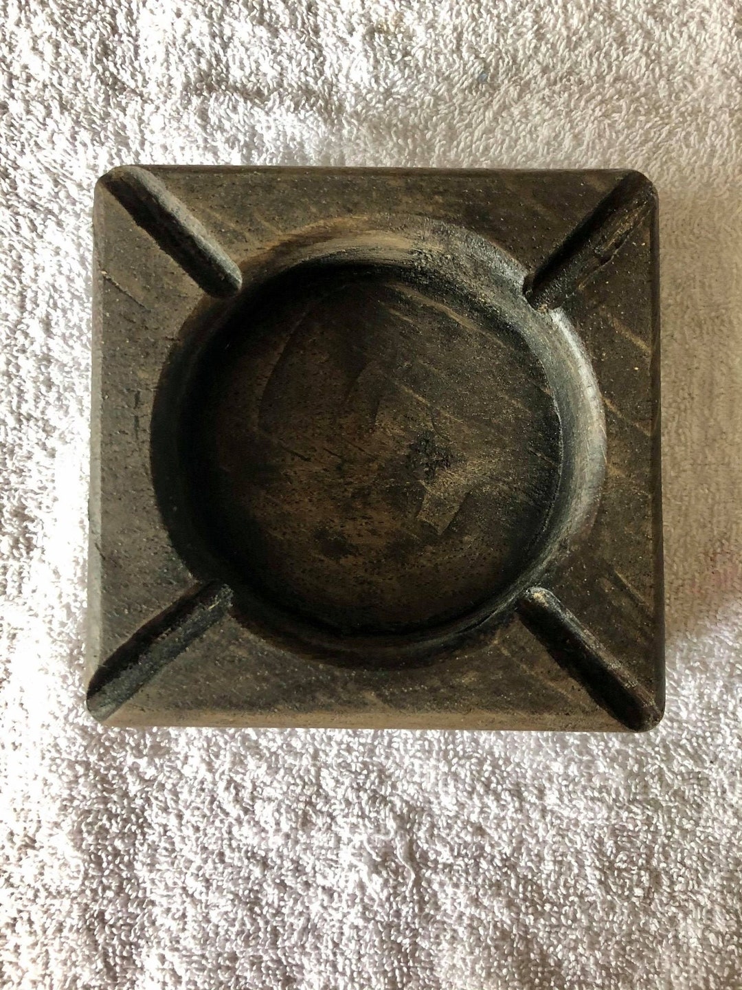 Solid Oak Ashtray - Etsy