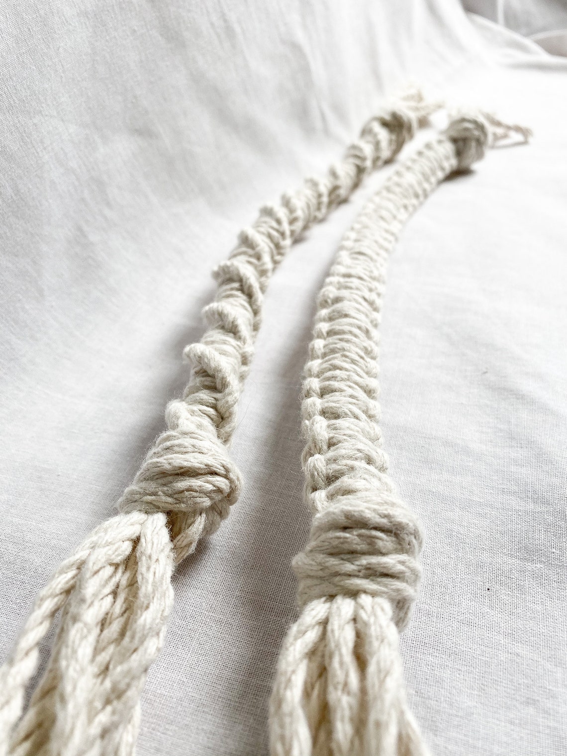 Handmade Macrame Dog Tug Toy Macrame Spiral or Square Knot | Etsy