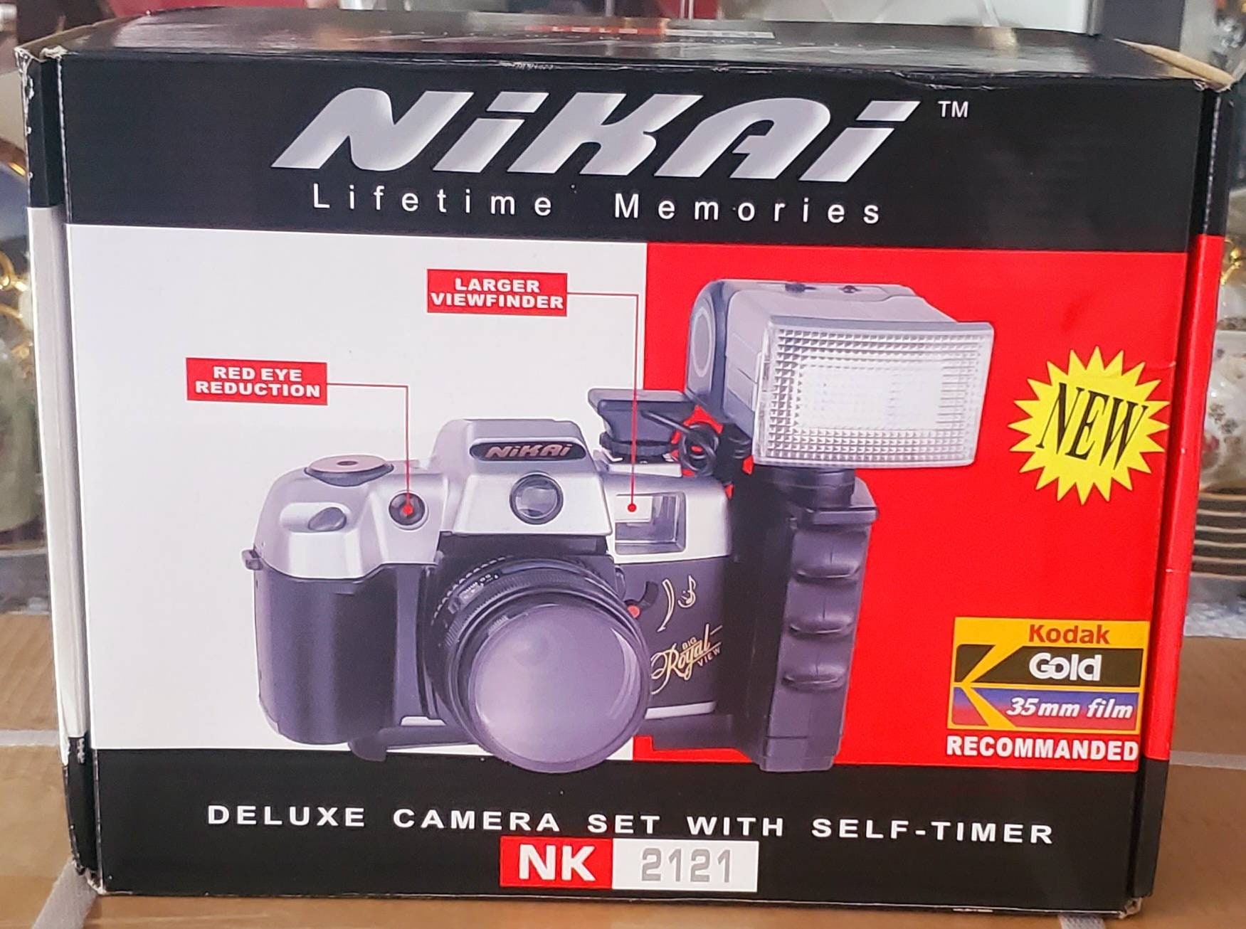 Nikai NK 2121 35mm Camera With Telescopic Flash Self-timer Great Camera ...