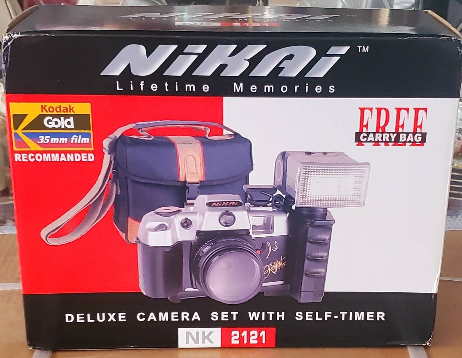 Nikai NK 2121 35mm Camera With Telescopic Flash Self-timer Great Camera ...