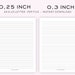 Printable Wide Lined Paper Set of 6 Ruled Paper Digital - Etsy