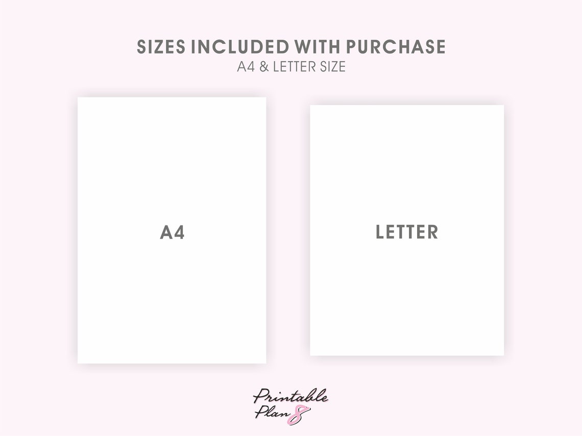 Printable Wide Lined Paper Set of 6, Ruled Paper, Digital Lined Paper ...