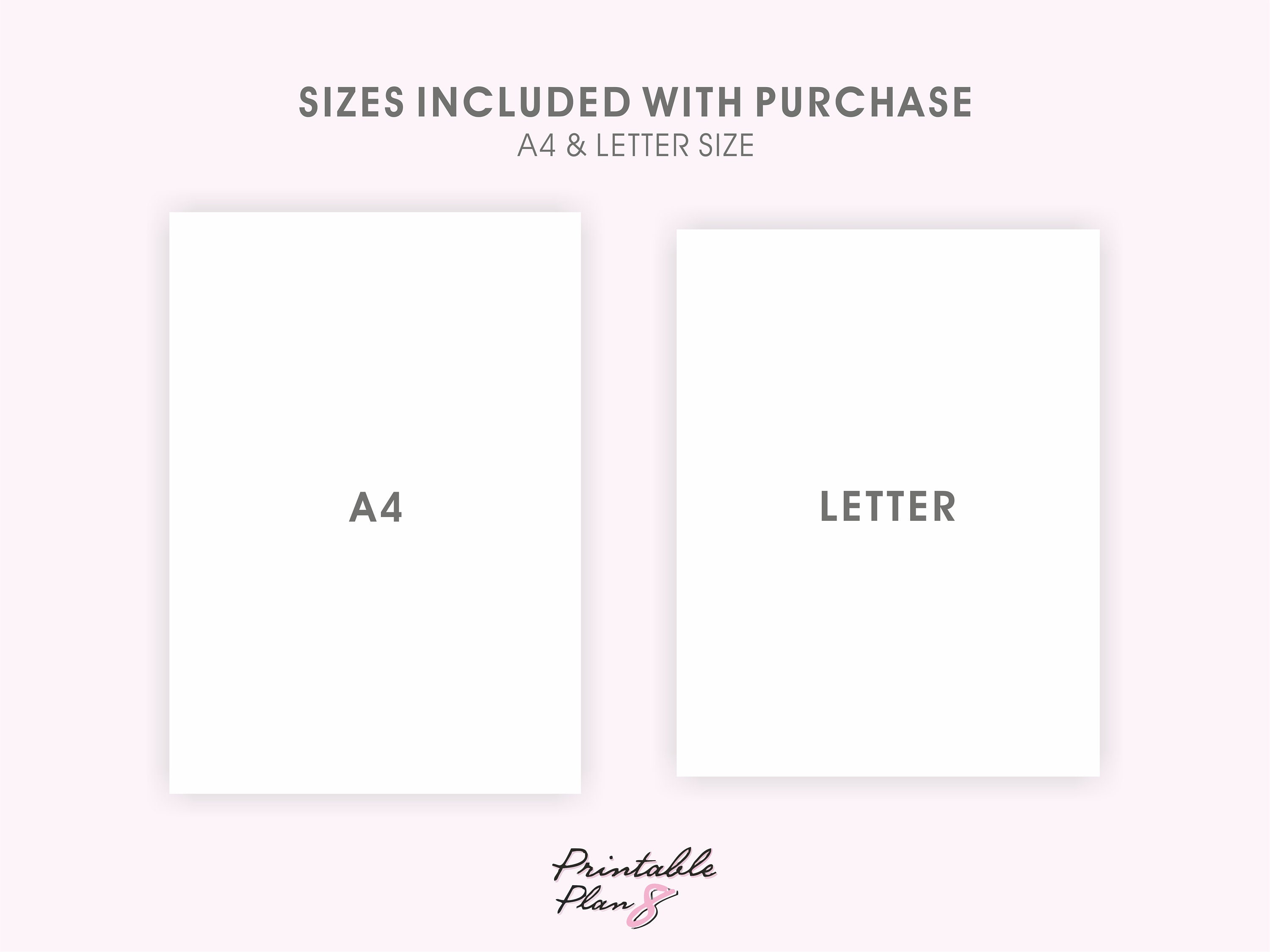 Printable Wide Lined Paper Set of 6, Ruled Paper, Digital Lined Paper ...