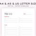 Minimalist to Do List Template, to Do List Printable Modern Minimalism ...