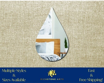 Raindrop Mirror - Etsy