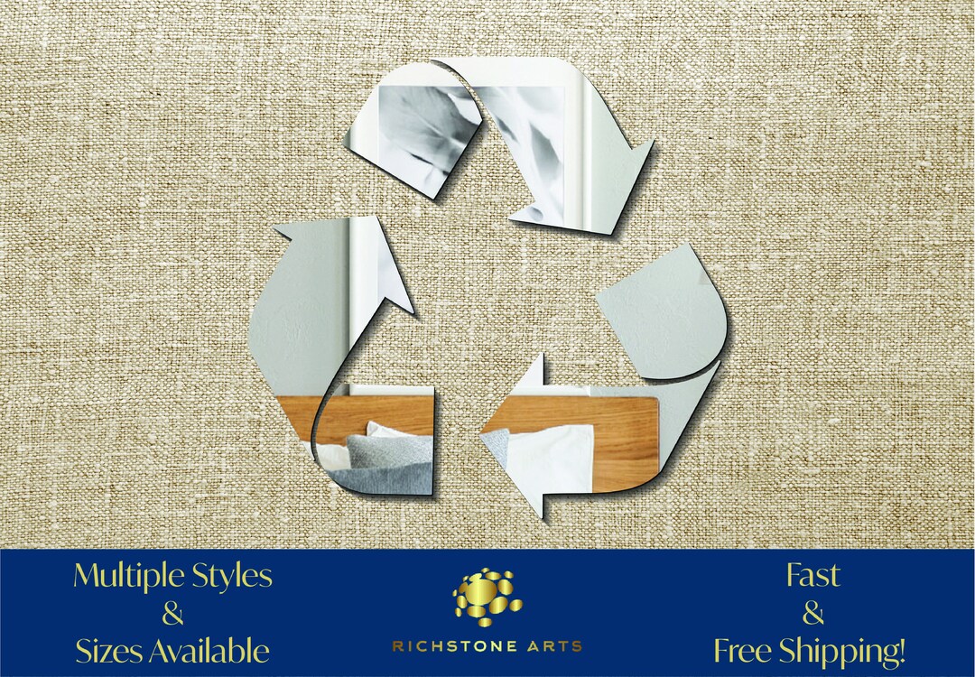 Decoration Recycle Symbol Shaped Acrylic Mirror Many Shapes - Etsy
