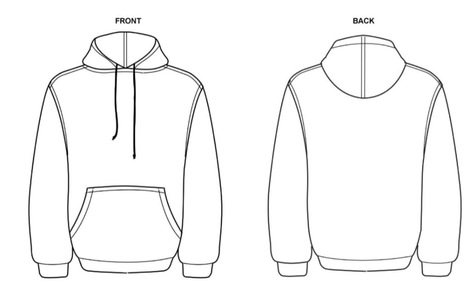 The Perfect Hoodie PDF Sewing Pattern Kit Sizes S / M / L | Etsy