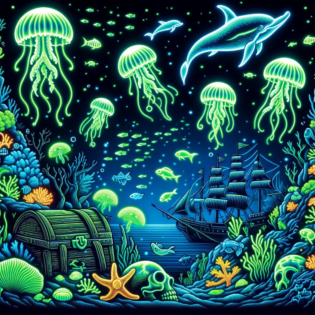 Glow in the dark painting store