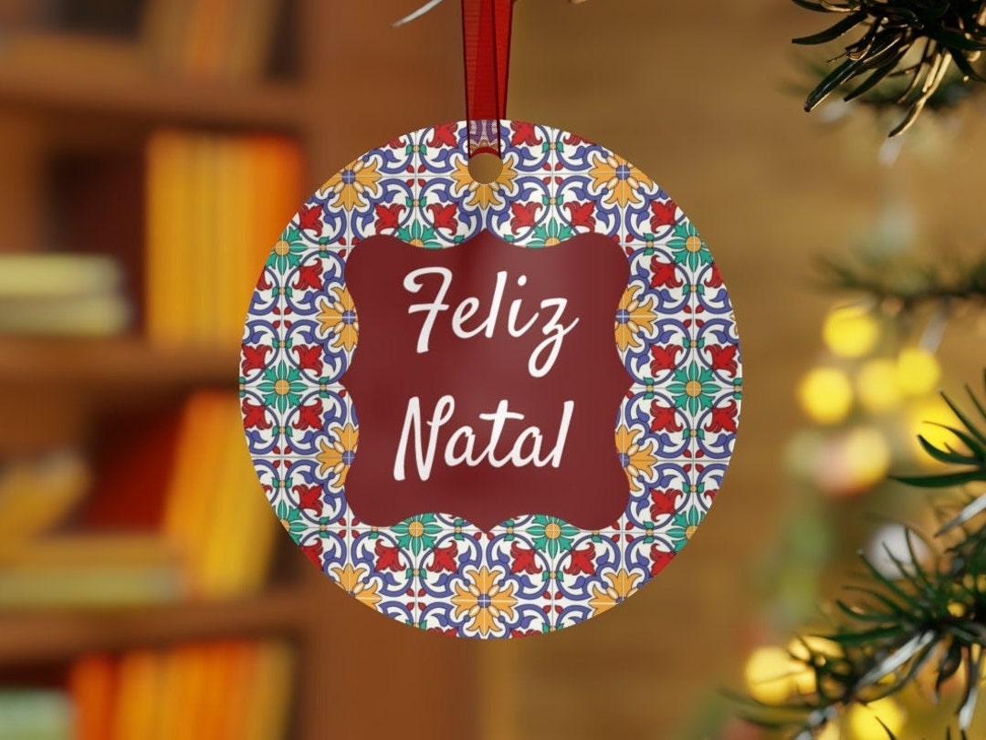 Portuguese Custom Christmas Ornament, Portugal Tile, Personalized ...