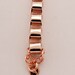Copper Box Chain Bracelet, Large Shiny Links Are Attached With Oval ...