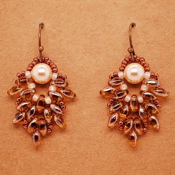 Superduo Earrings - Etsy