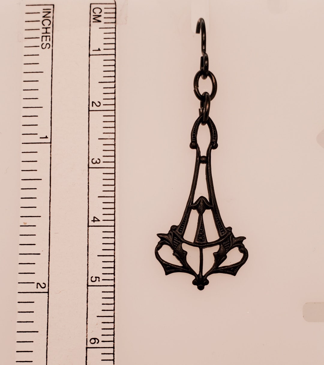 Fine Victorian Earrings in Detailed Black Filigree, Hollow Back ...