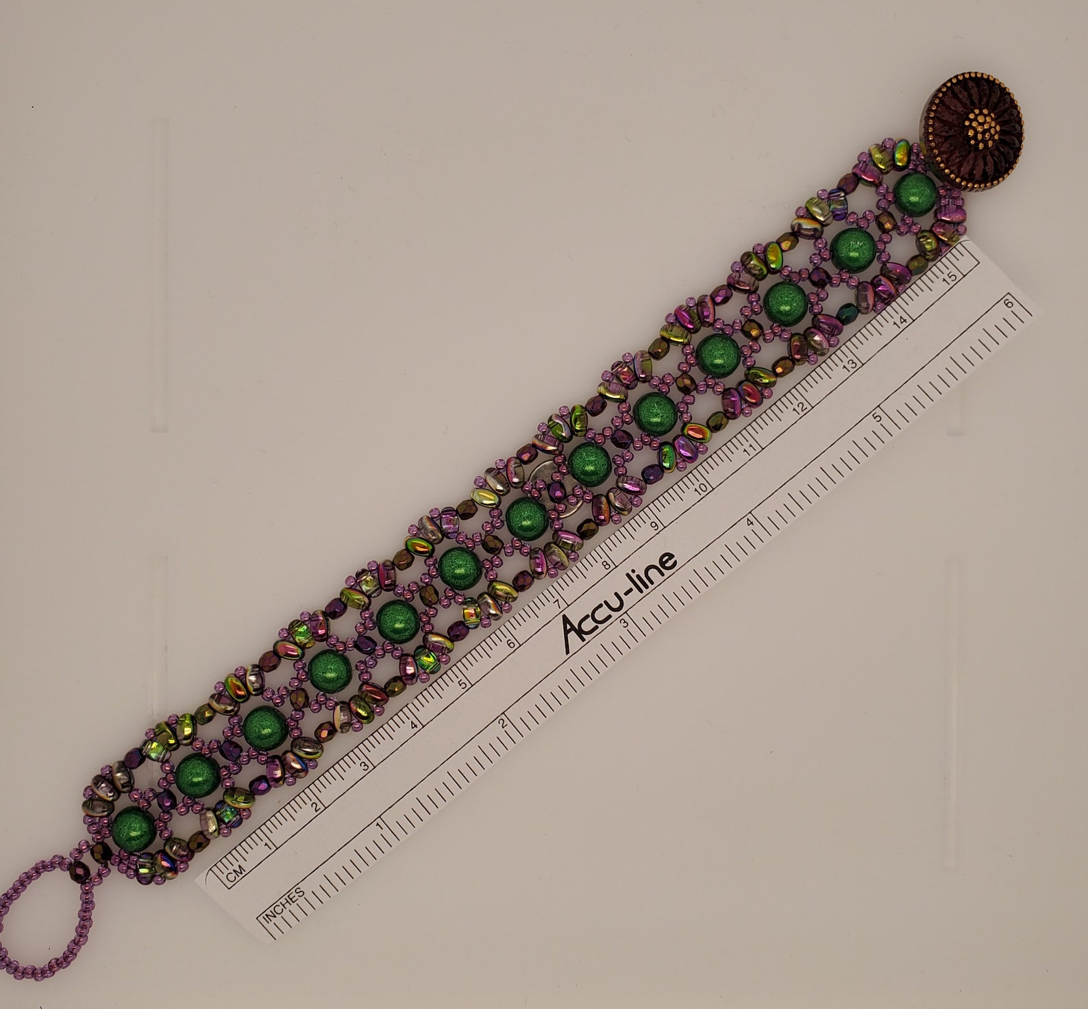 Bridges Bracelet in 2 Color Options, Button/loop Closure - Etsy