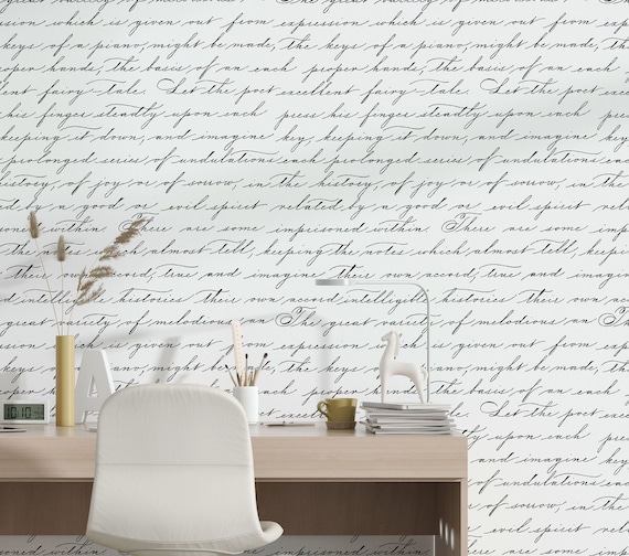 Wallpaper With Cursive Words Poster, Foto Calligraphy Text Girl Female