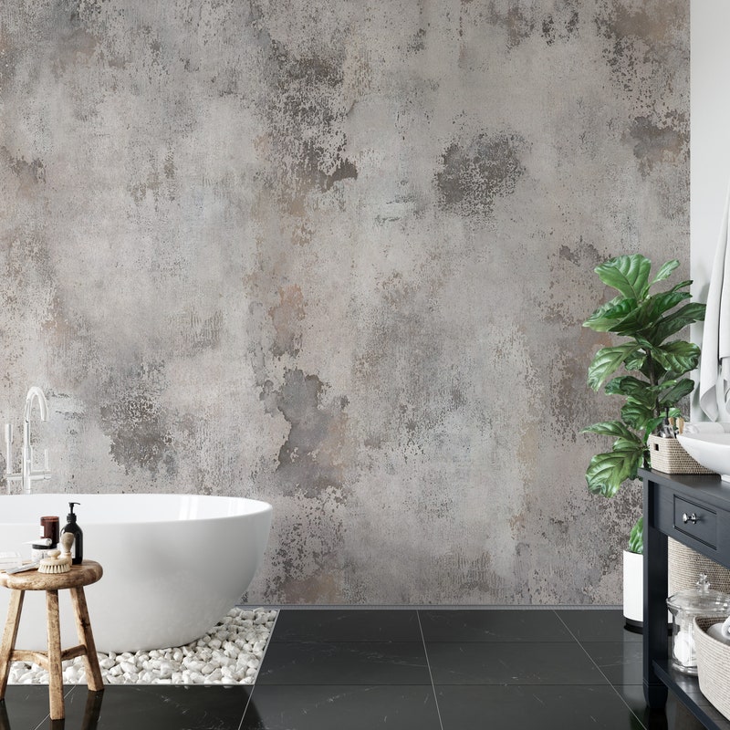 Distressed Wallpaper - Etsy