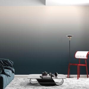 Gradient Ombre Minimalist Wallpaper Mural - Peel and Stick Wallpaper ...