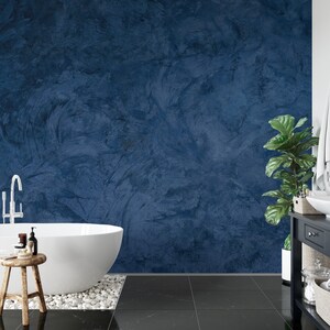 Oceanic Depths Textured Wallpaper Mural for Interior Walls - Luxurious ...
