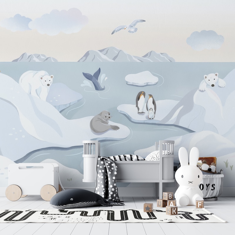 Wildlife Wallpaper Mural - Etsy UK