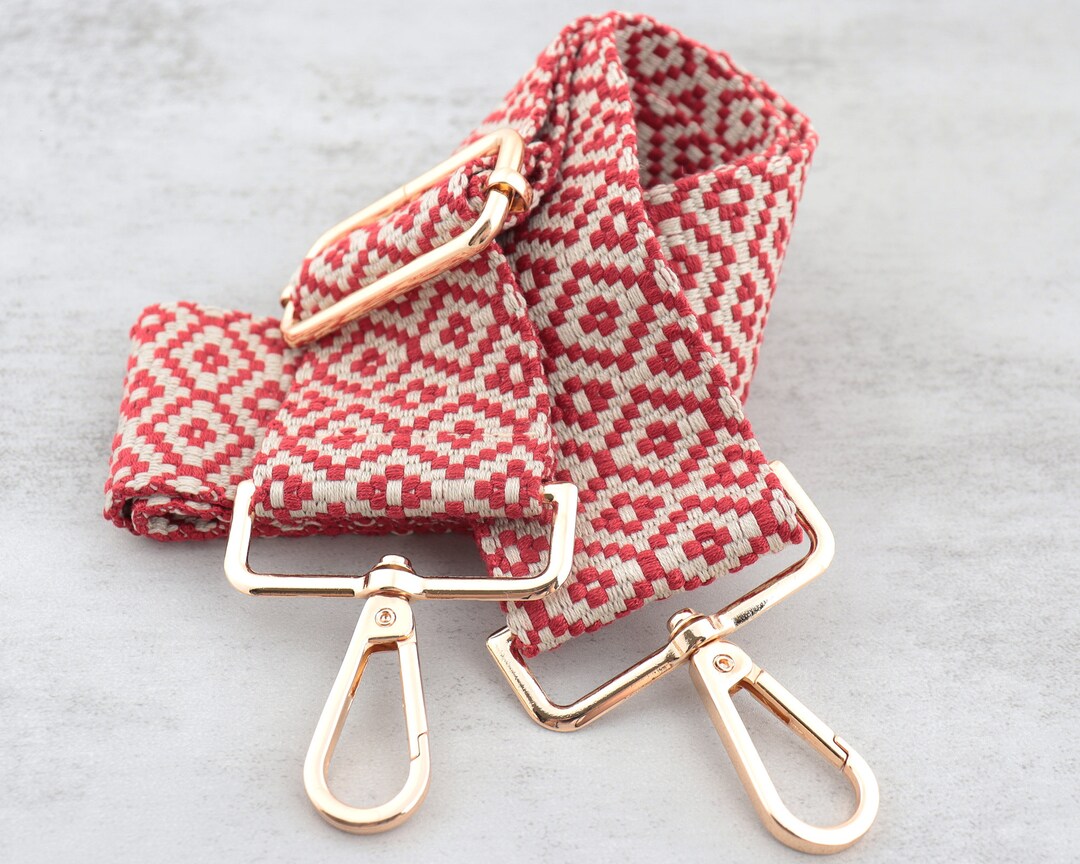 Adjustable Bag Strap 5CM Woven Canvas Purse Strapstripe Strapshoulder ...