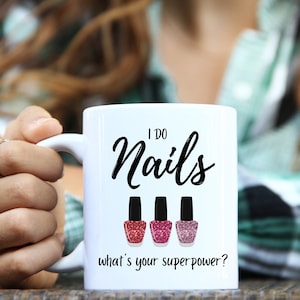 Nail Technician Gift Mug, Nail Tech Present, Nail Queen, Nail Boss, I ...