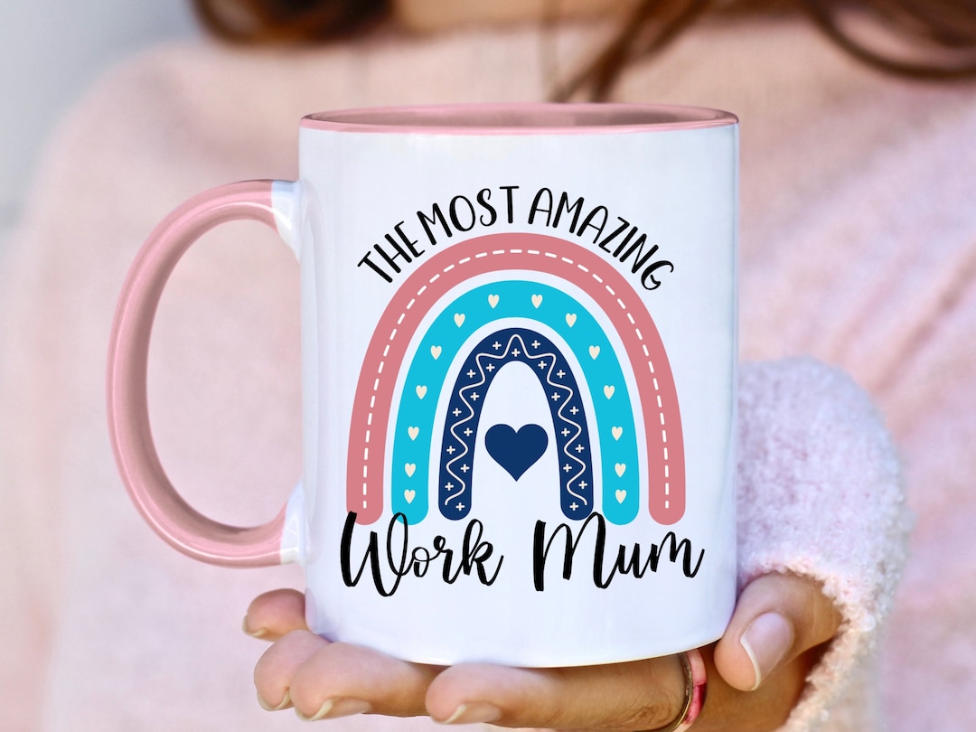 WORK MUM Mug, Work Mum Gift, Gift for Colleague Coworker Work Friend ...