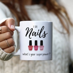 Nail Technician Gift Mug Nail Tech Present Nail Queen Nail | Etsy