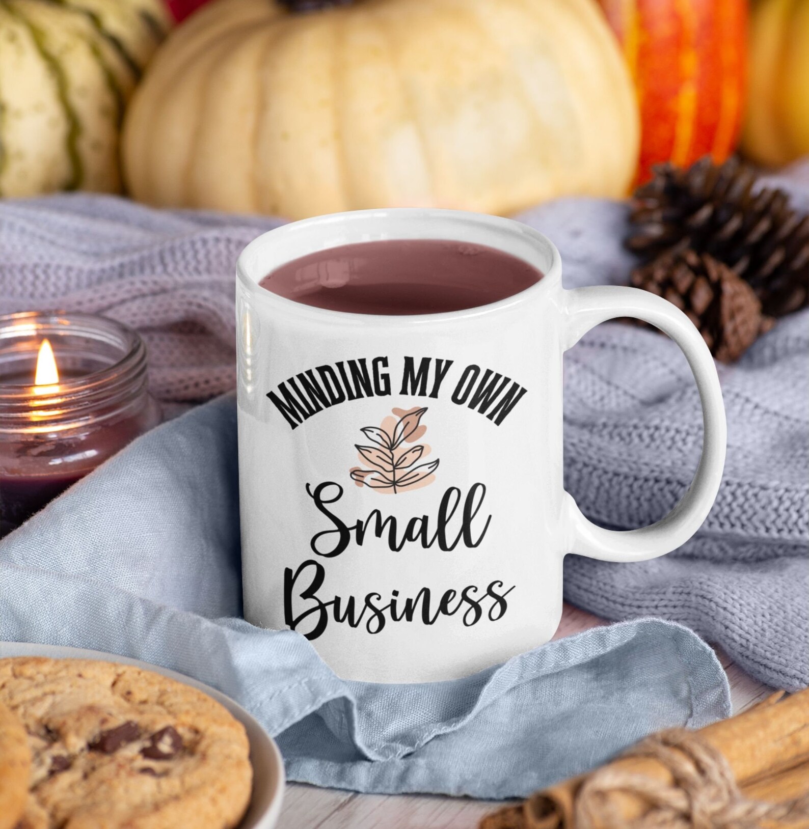 Minding My Own Small Business Mugsmall Business Owner T Etsy