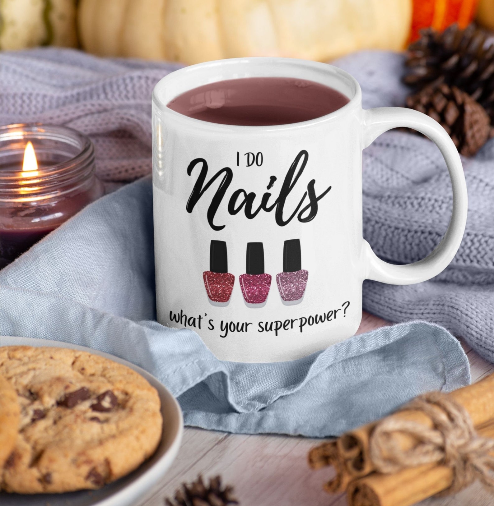 Nail Technician Gift Mug Nail Tech Present Nail Queen Nail | Etsy