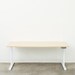Large Birch Light Wood Desk With White Frame - Etsy