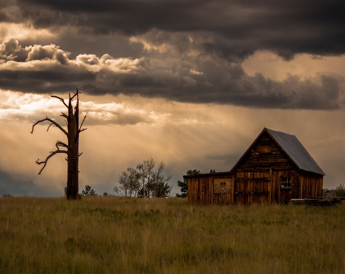 Old Barn Photograph, Rustic Photo, Rustic Home Decor, Farmhouse Decor ...
