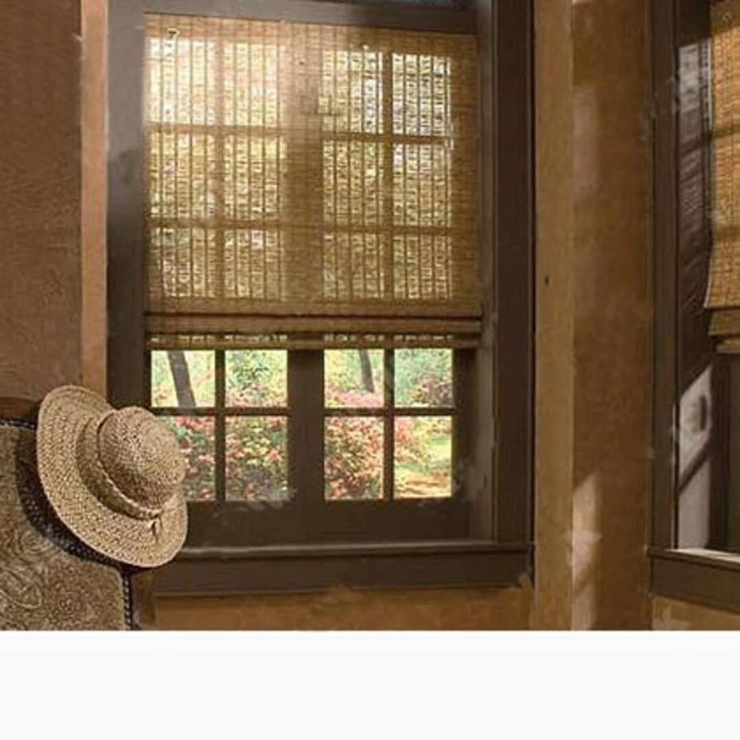 Custom, Straw Curtain,bamboo Blinds, Curtain,shades,window,roller ...