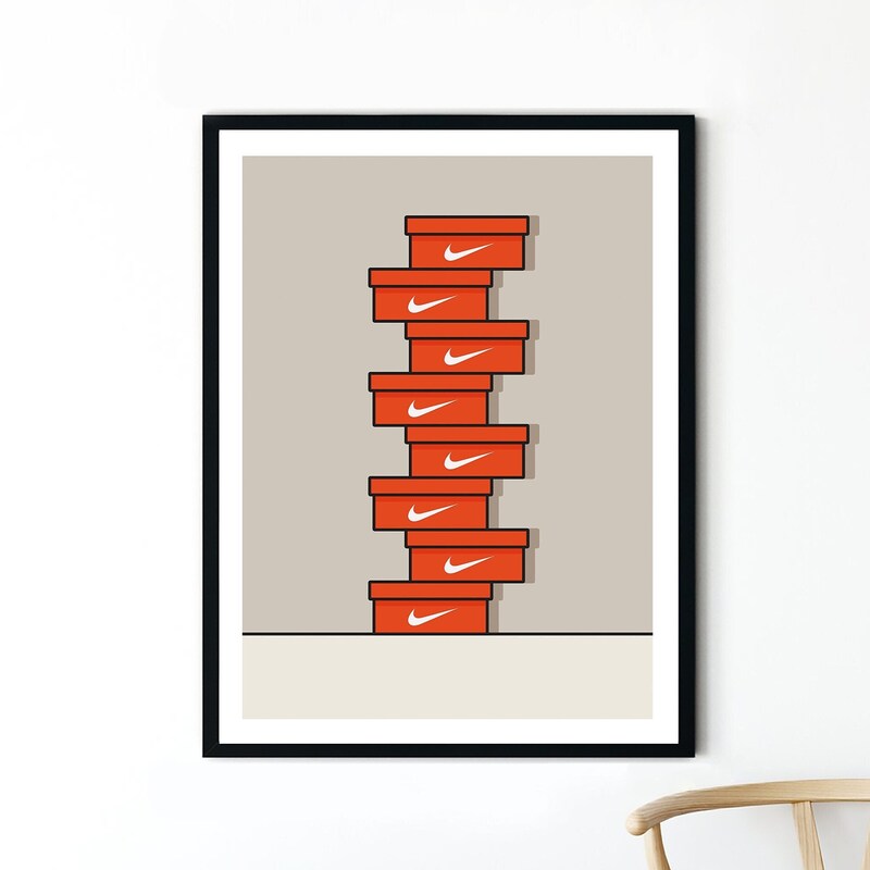 Nike Poster Vintage - Etsy