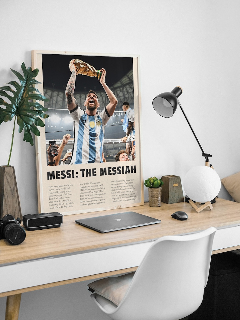 Lionel Messi Inspired Poster, DIGITAL DOWNLOAD, Printable Art, Digital ...