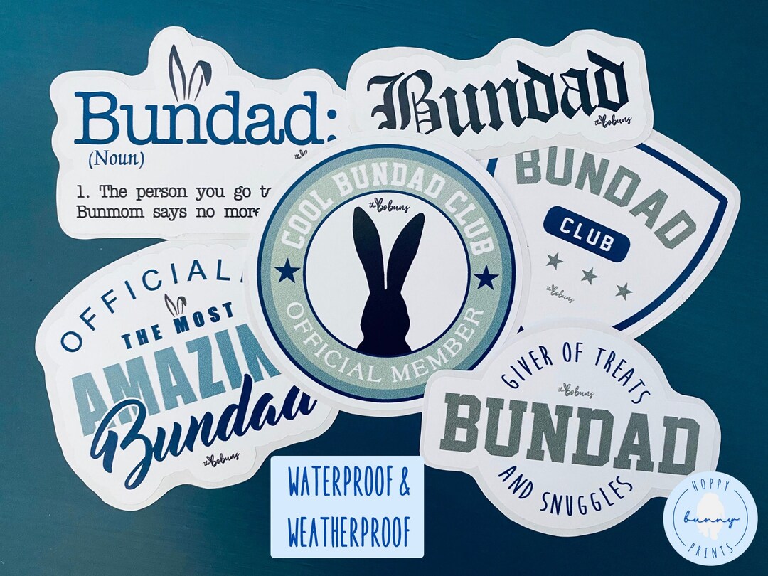 The Bobuns Bundad Collection Stickers (set of 6) (waterproof ...