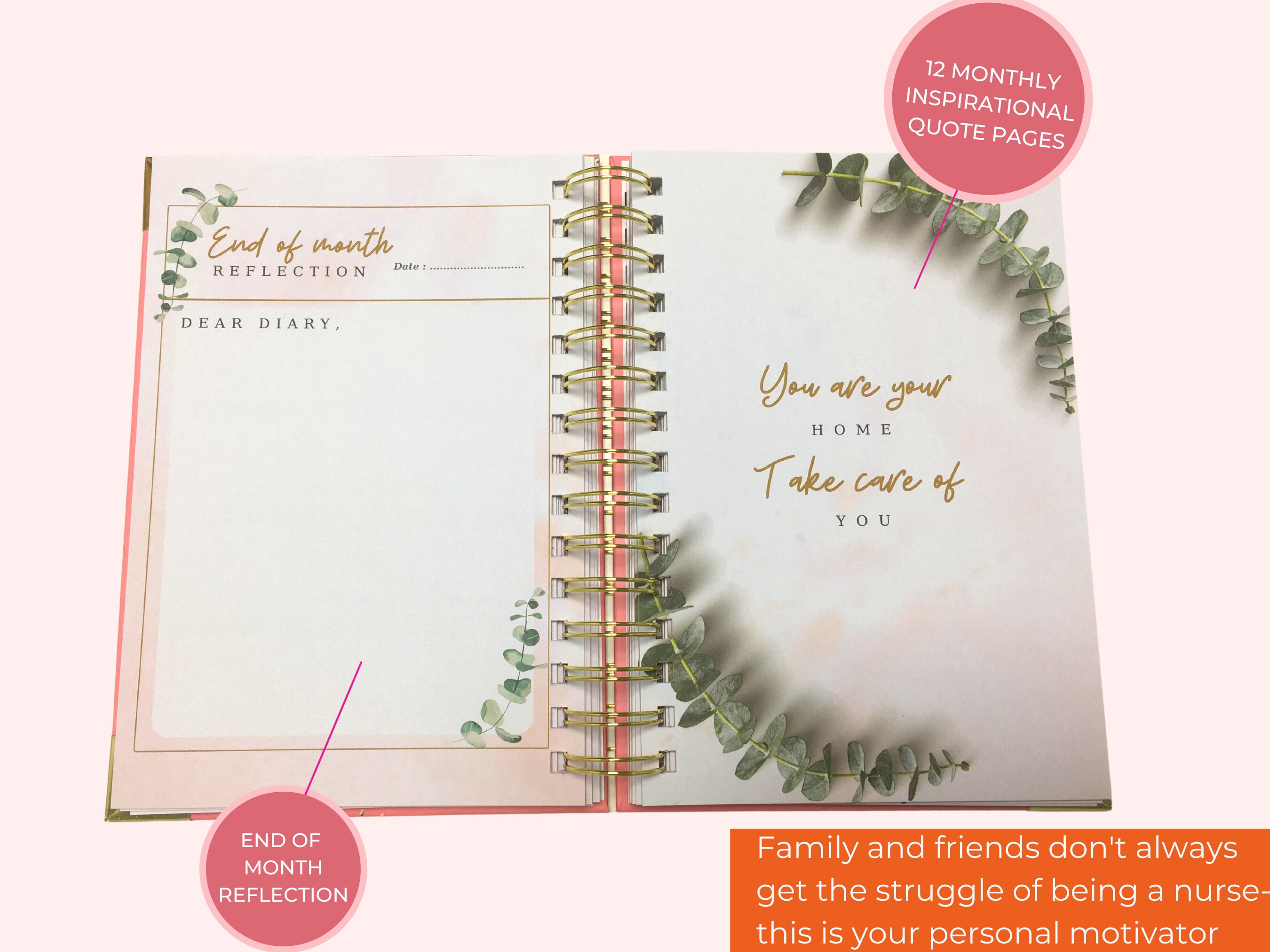 Planner for Nurses, Undated Diary| Gifts for Nurses| Graduation| 2023 ...