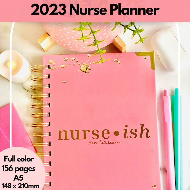 Planner for Nurses, Undated Diary| Gifts for Nurses| Graduation| 2023 ...