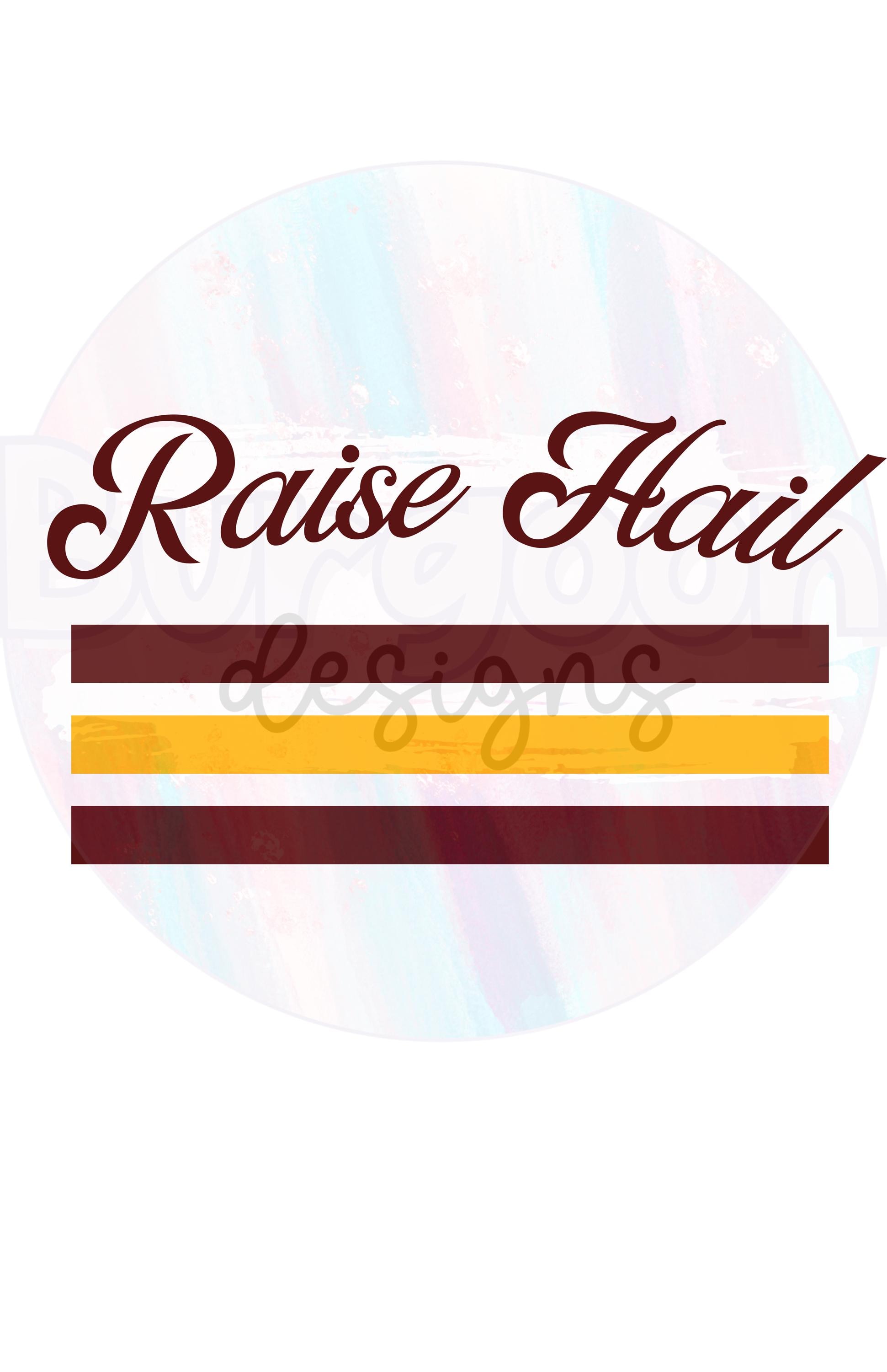 Washington Commanders "raise Hail" SVG PNG Instant Download - Etsy