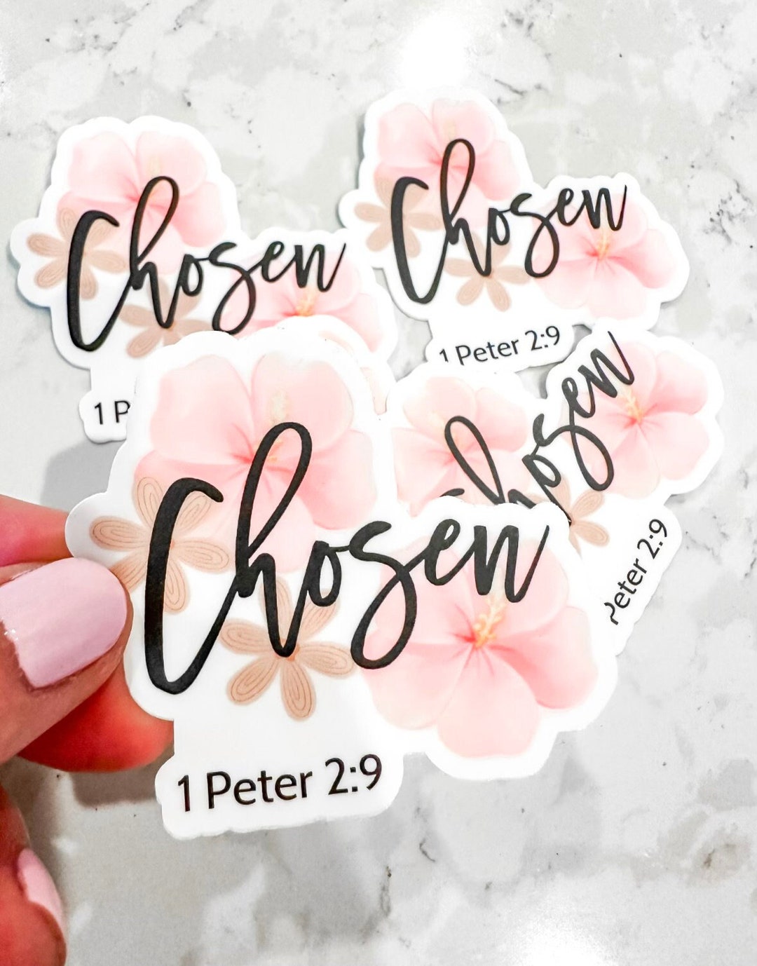 Faith Sticker, Chosen Sticker, Water Bottle Sticker, Bible Stickers ...