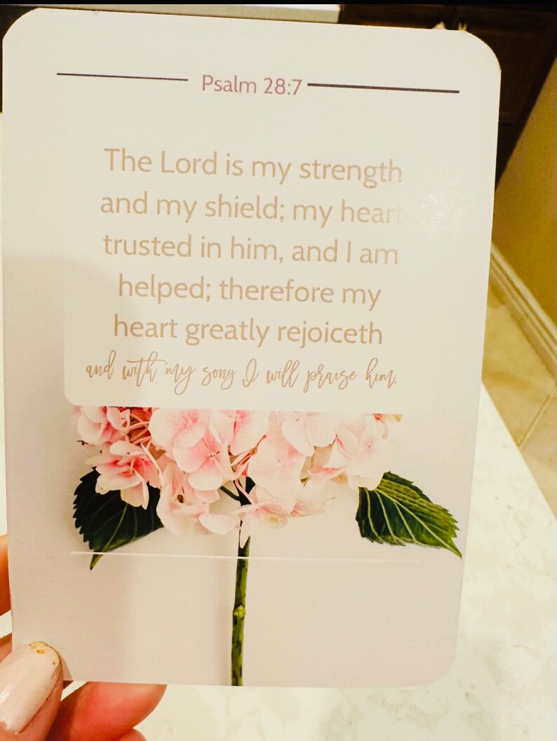 Scripture Cards With Stand, Scriptures for Encouragement, Bible Verse ...