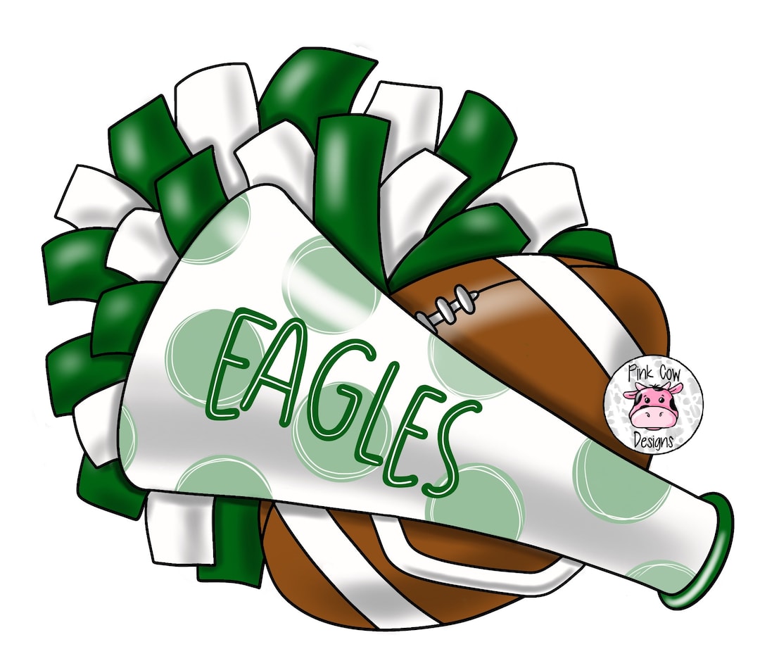 Door Hanger TEMPLATE: Cheer | Football | Pom Pom | Door Hanger ...