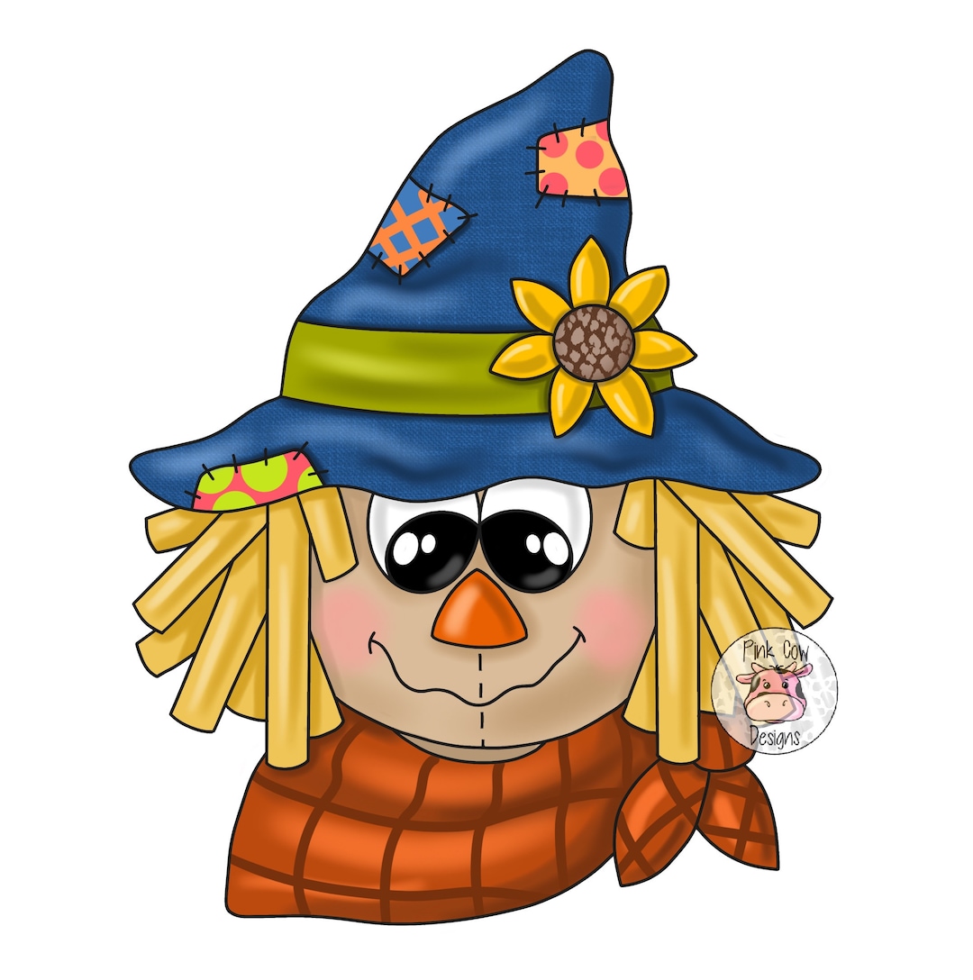 TEMPLATE: Scarecrow-fall Door Hanger Template-digital Download - Etsy